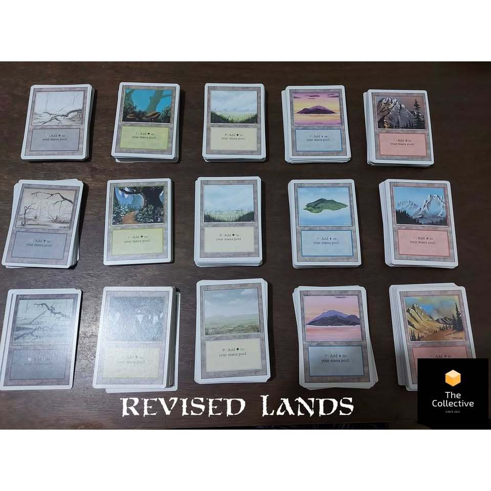 Magic the Gathering - MTG Card Game - 3ED - Revised - [LAND] [ID: LB1 ...