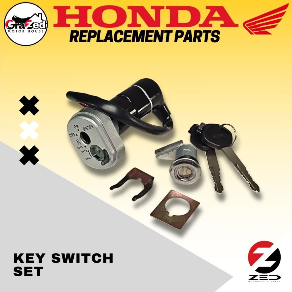 IGNITION KET SET with SEAT LOCK for Honda Beat Fi V1 (Replacement ...