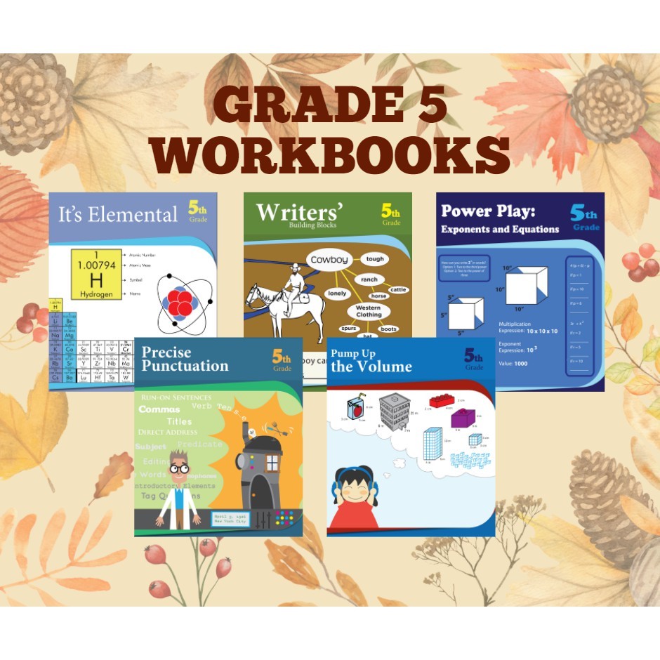 GRADE 5 Activity Workbook/Worksheet- Homeschool Materials - Bookbind ...