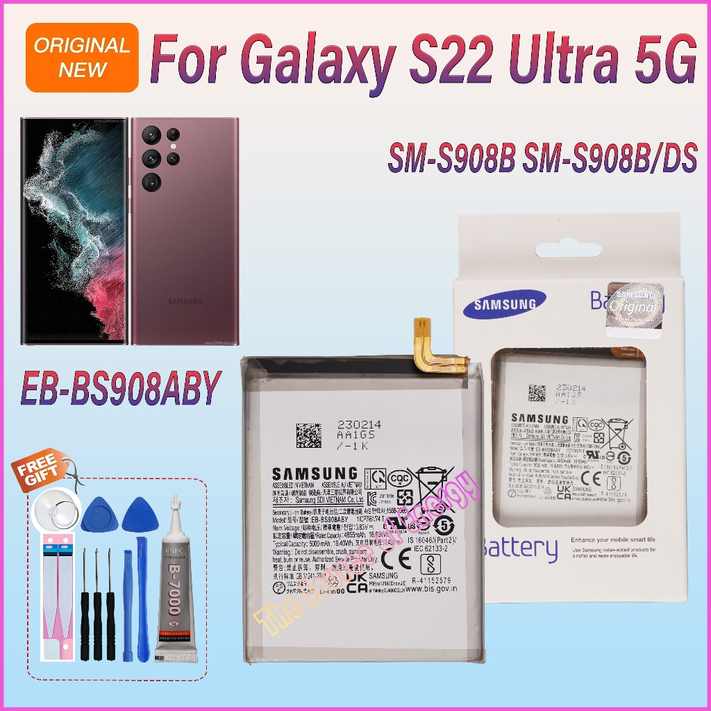 APEXBATT High quality For Samsung S22 Ultra 5G Battery SM-S908B/DS ...
