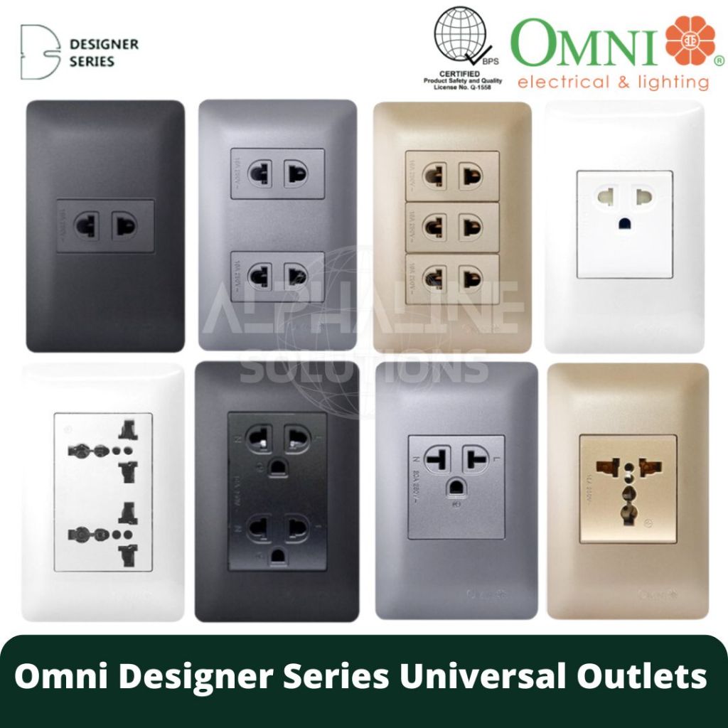 Omni Designer Series Universal and USB Outlets | Shopee Philippines