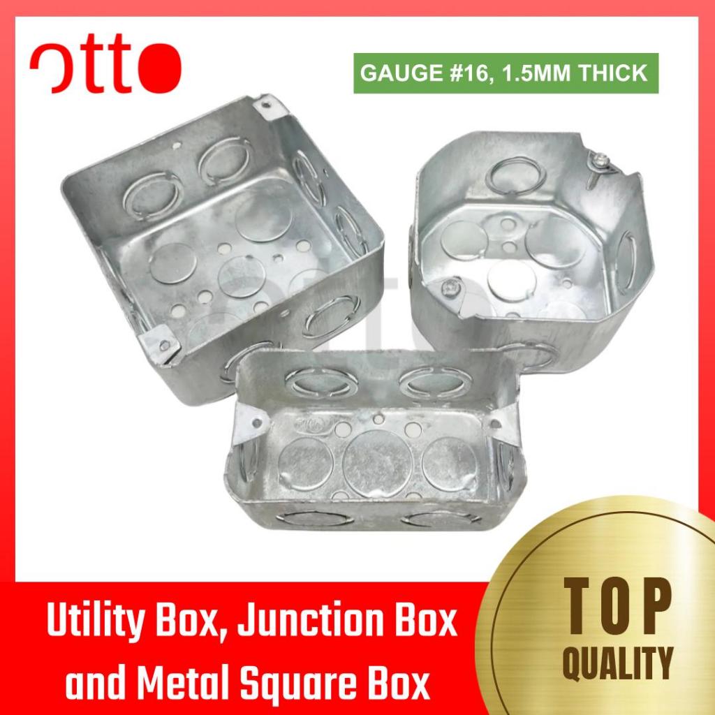 OTTO High Quality Utility Box, Junction Box and Metal Square Box 4x4 ...