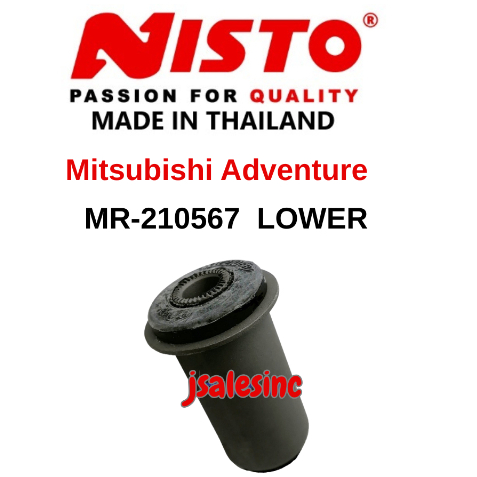 Mitsubishi Adventure LOWER Suspension Arm Bushing NISTO Brand MR-210567 ...
