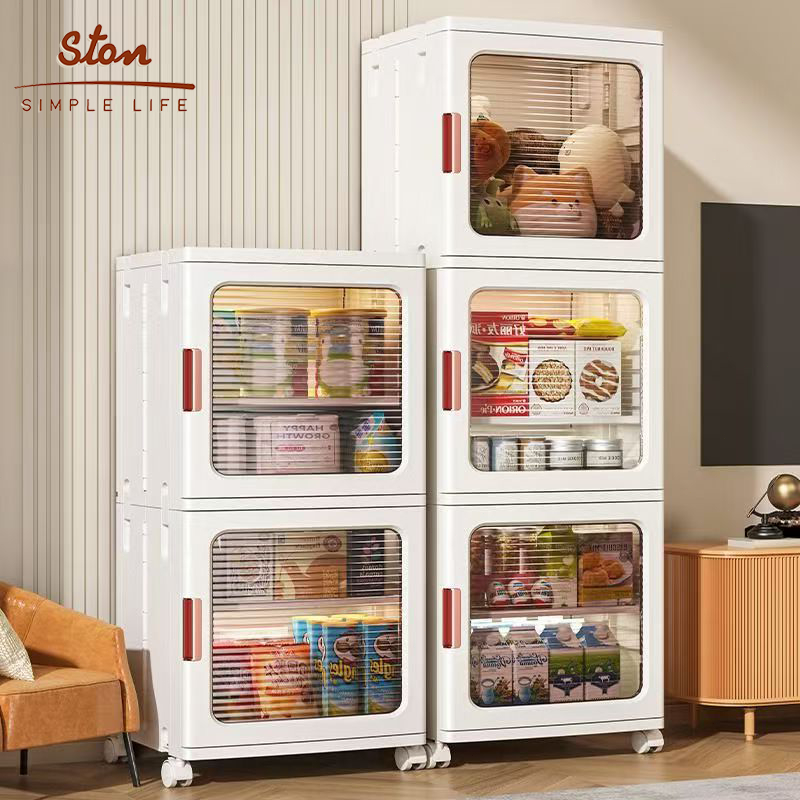 STON Foldable Storage Cabinet Foldable Cabinet for Kitchen Durabox ...