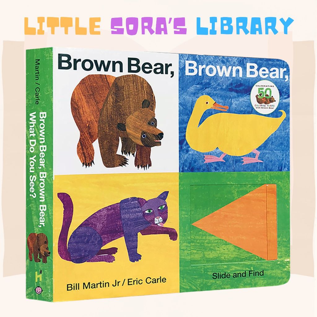 Eric Carle Brown Bear, Brown Bear, What Do You See? Slide and Find ...