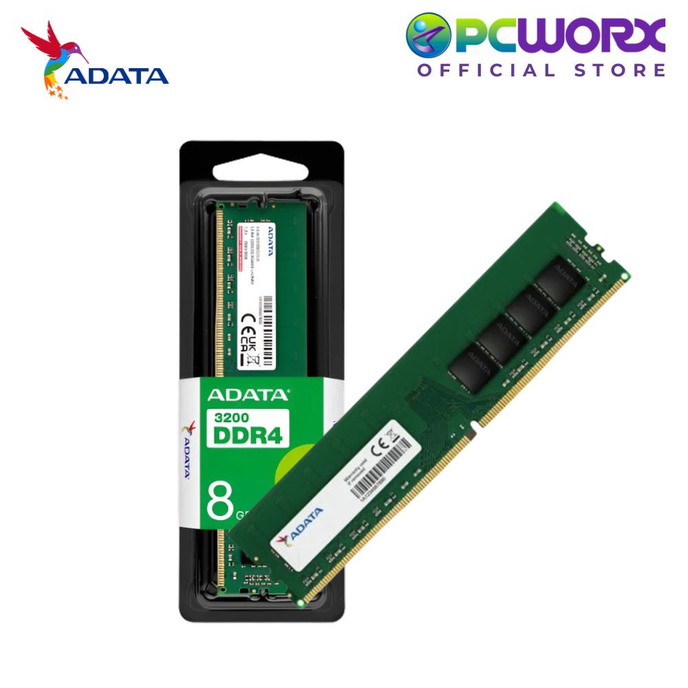 Adata 8GB / 16GB DDR4 3200Mhz Desktop Memory Dimm | Shopee Philippines