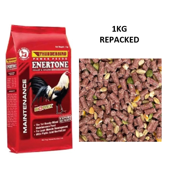 Thunderbird Power Feeds Enertone Pellet and Grains Repacked 1kg ...
