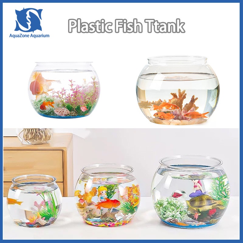 Aquarium Fish Tank Plastic Transparent Fish Tank Aquarium Small Fish ...