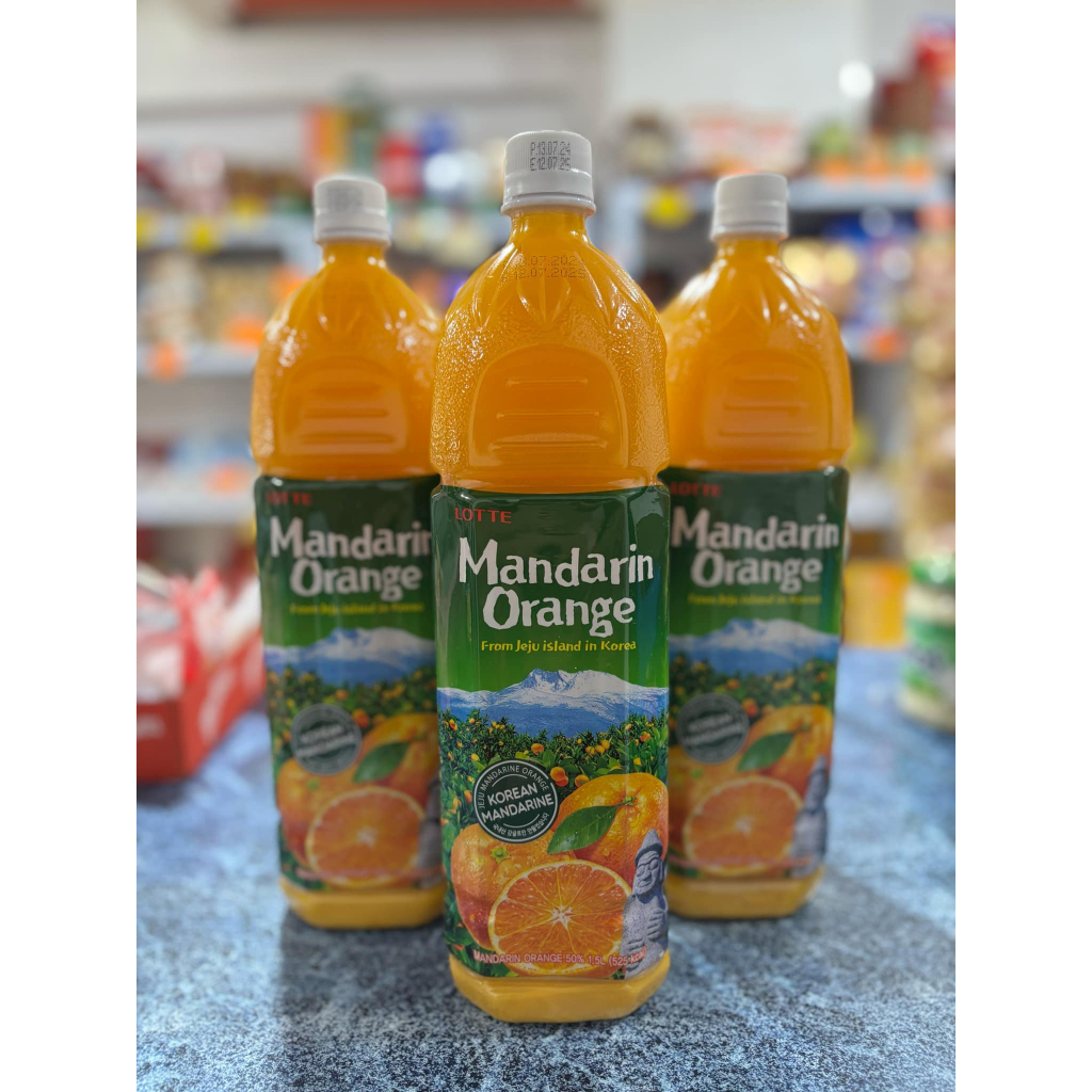 Lotte Mandarin Orange Juice Drink 1.5L | Shopee Philippines