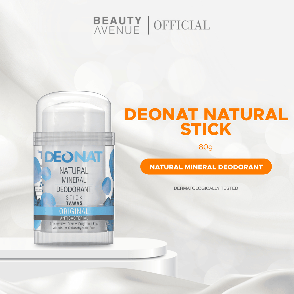 Deonat Natural Deodorant Tawas Mineral Stick 80G | Shopee Philippines