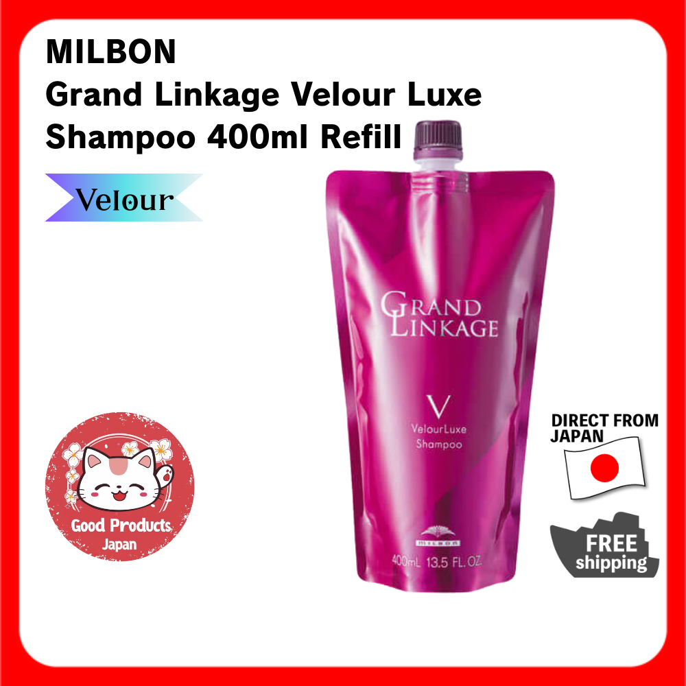 MILBON Grand Linkage Velour Luxe Shampoo 400ml Refill | Shopee Philippines