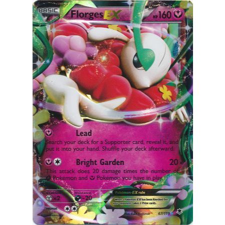 Florges EX - 67/119 - Fairy Ultra Rare XY: Phantom Forces Singles ...