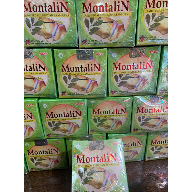 Montalin Herbal Original (1box in 10 sachets with 40capsules) | Shopee ...