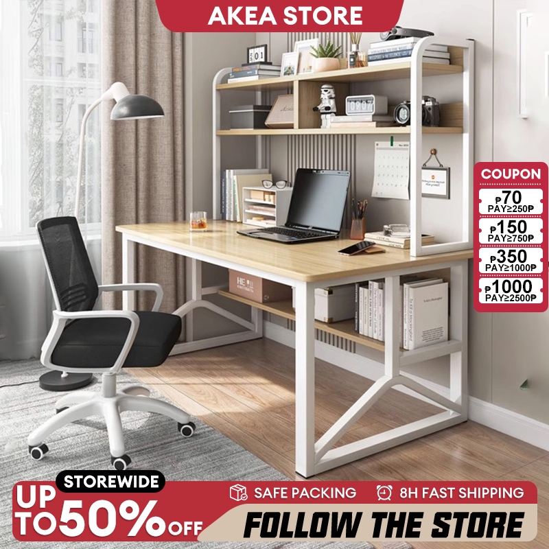 Computer Table With Book Shelf Study Desk Writing Desk Home Office ...