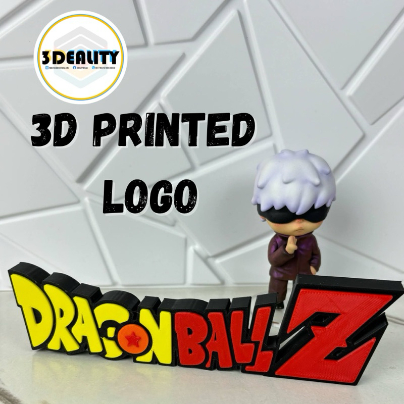 3D Printed Anime Logo DRAGON BALL Z for Action Figure Display | Shopee ...
