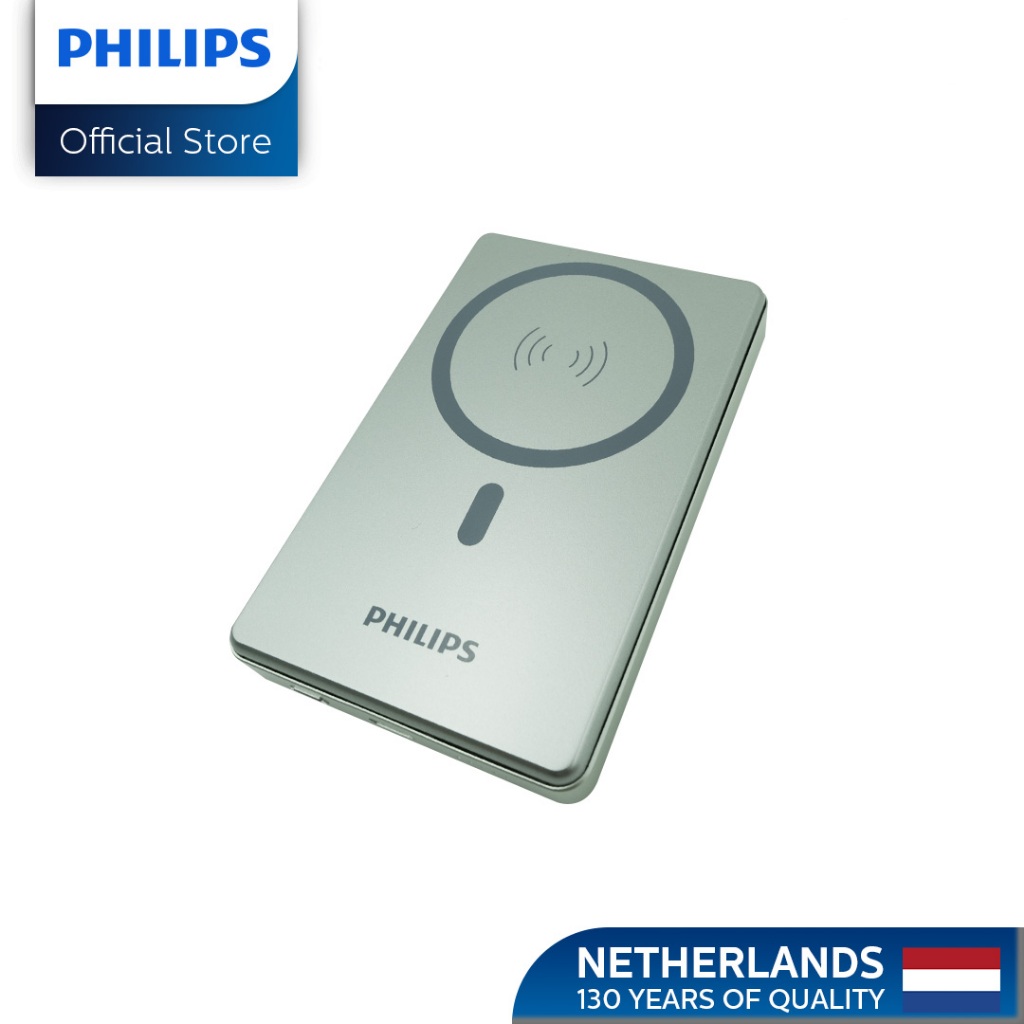 Philips 15W Magnetic Wireless Power Bank PD 20W 10000mAh Fast Charging ...