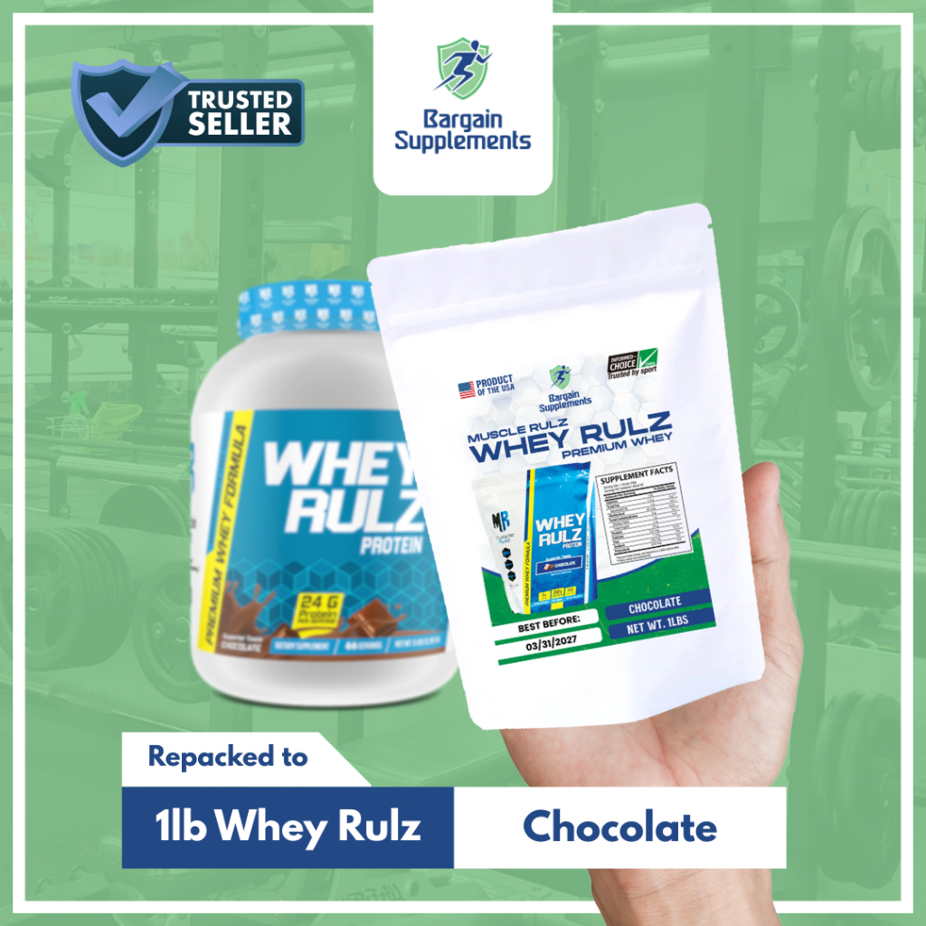 REPACKED | Muscle Rulz Whey Rulz Premium Whey Protein Formula - 1lb ...