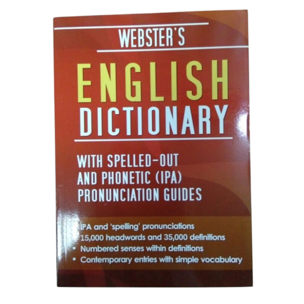 Webster's English Dictionary With Spelled-Out And Phonetic ...