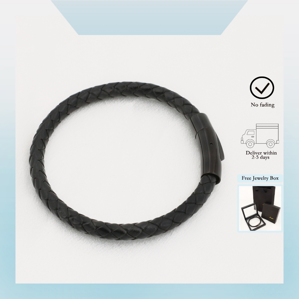 For you Leather Bracelet Braided Rope Men's Fashion Accessories With ...