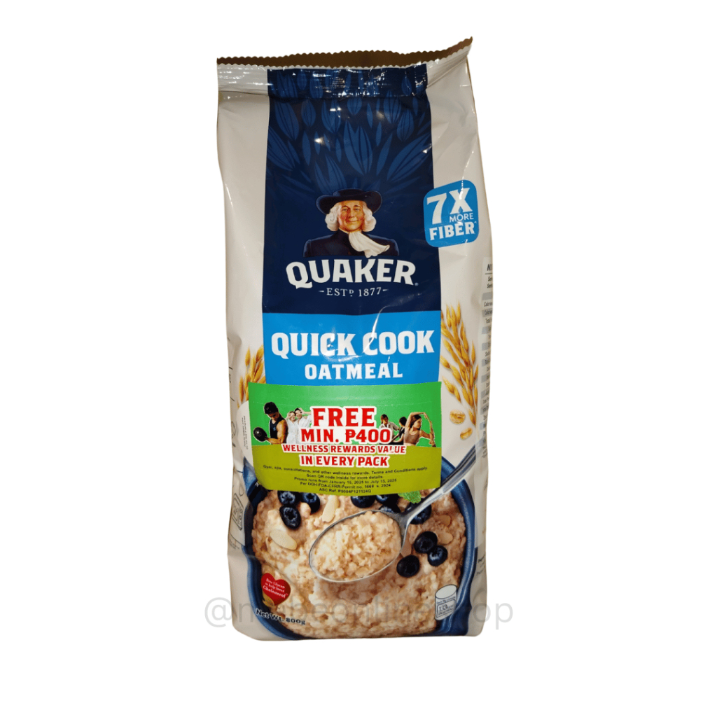 Quaker Quick Cook Oatmeal 800g Australian Whole Grain Oats | Shopee ...