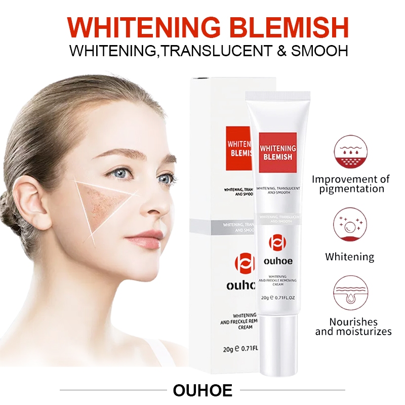 OUHOE Whitening Freckle Cream Melasma Cream Dark Spots Remover Brighten ...