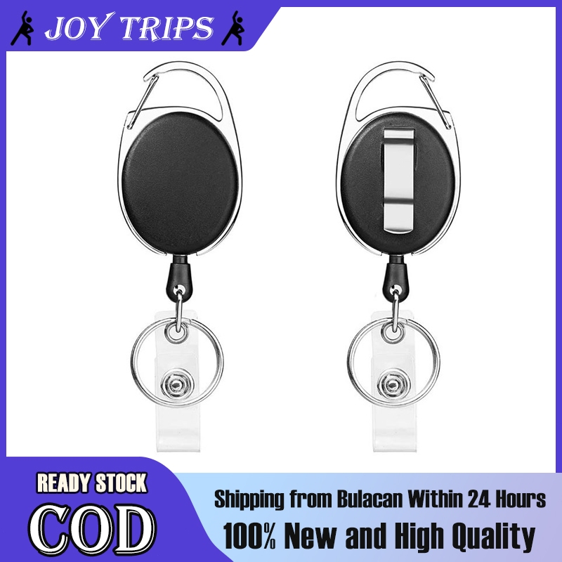 Retractable Badge Reels Heavy Duty Retractable Keychain Strong Casing ...