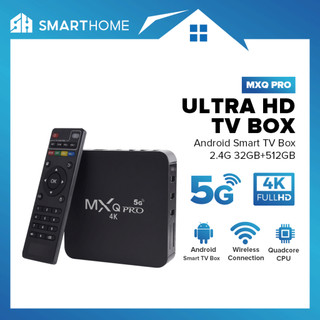 TV Box 4K 5G Android 11.0 32+512GB Smart TV Box 2.4G WiFi Connection ...