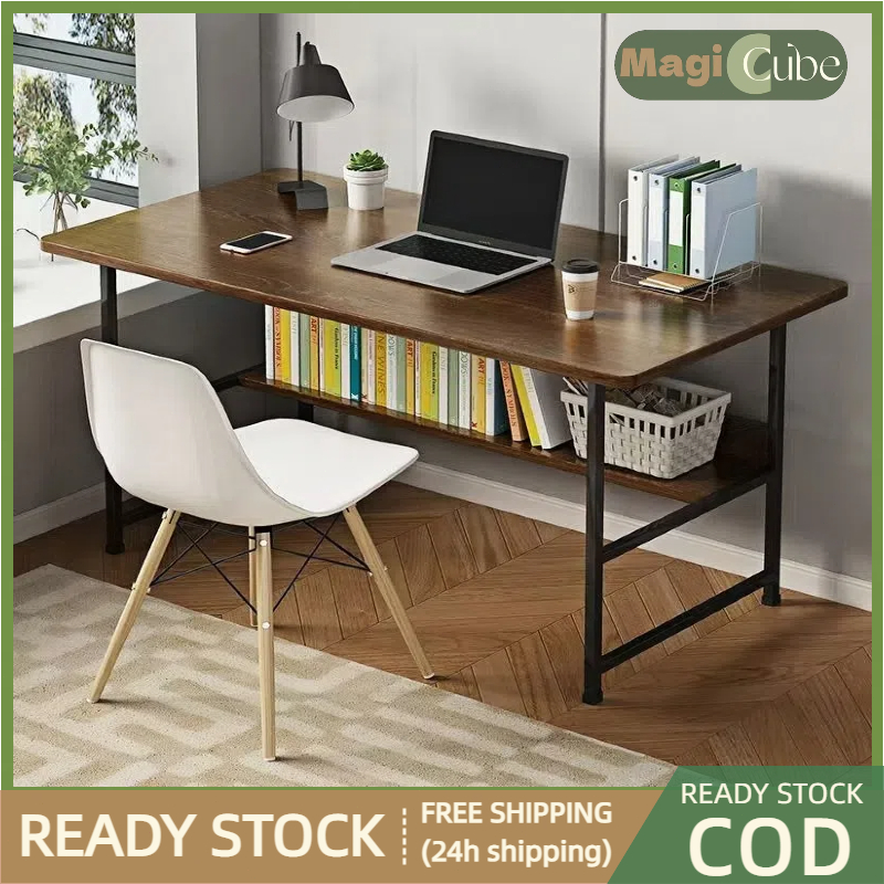 【Ready Stock】80/100/120CM Computer Table Simple Desktop Computer Table ...