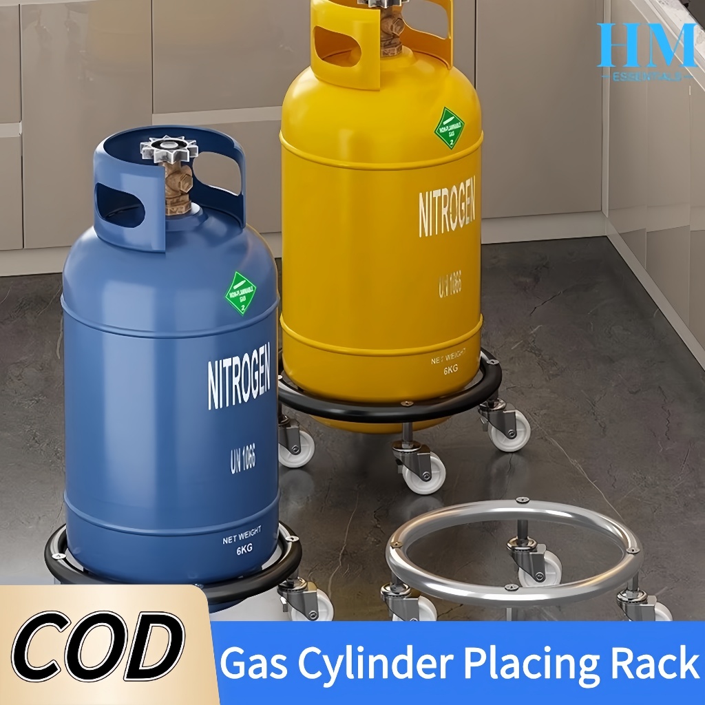 Gas Cylinder Placing Rack Mobile Bracket Base Fixing Rack Gas Tank ...