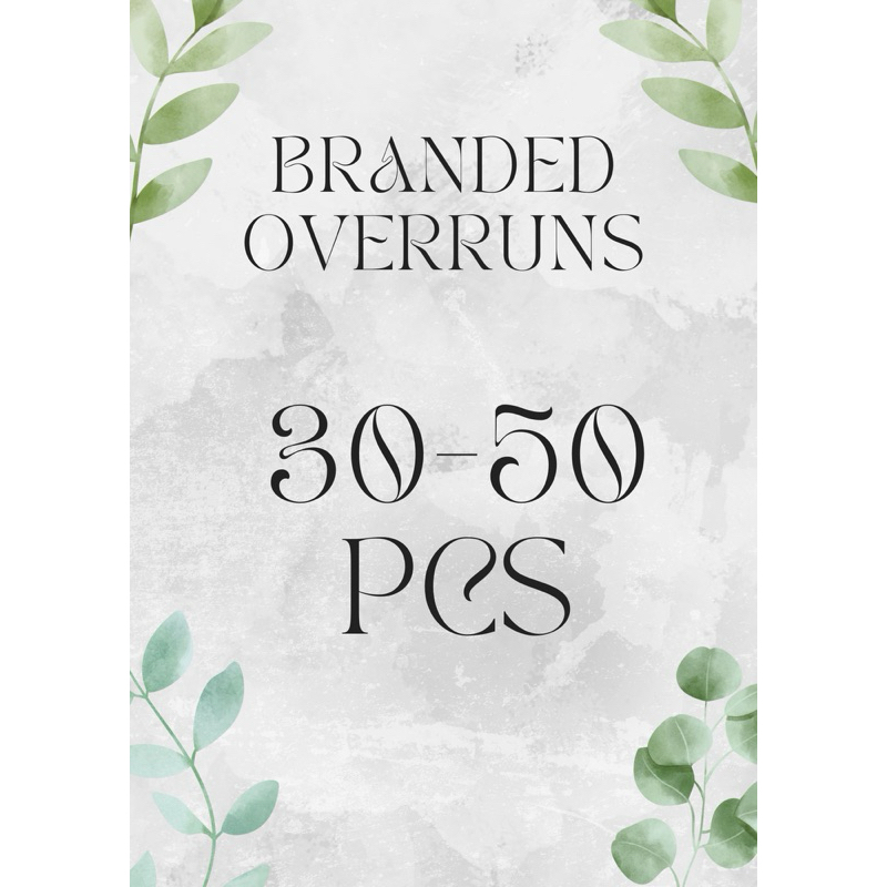 BRANDED OVERRUNS (FB MINERS) | Shopee Philippines
