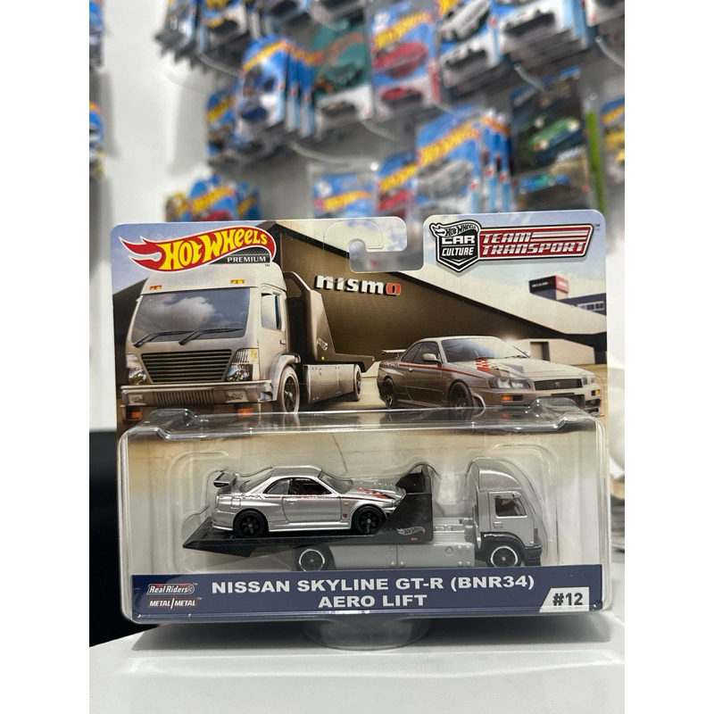 Hot wheels Premium Nissan Skyline GT-R Nismo (BNR34) AERO LIFT Team ...