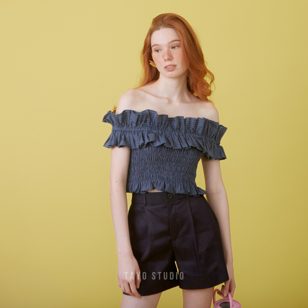 Tayo Studio Vernice Top | Shopee Philippines