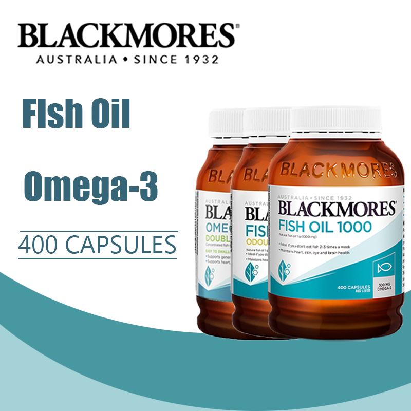 Blackmores Omega 3 Fish Oil Softgels Supports Heart Health Supplements ...