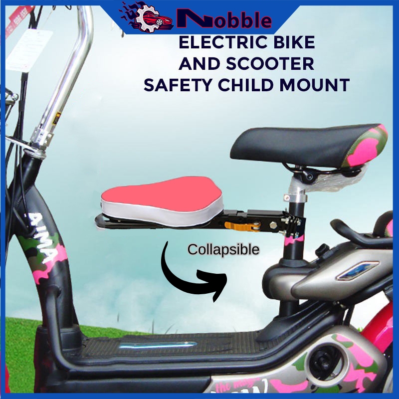 E bike Front Seat Chair Carrier Foldable kid's Safety seat mountain ...