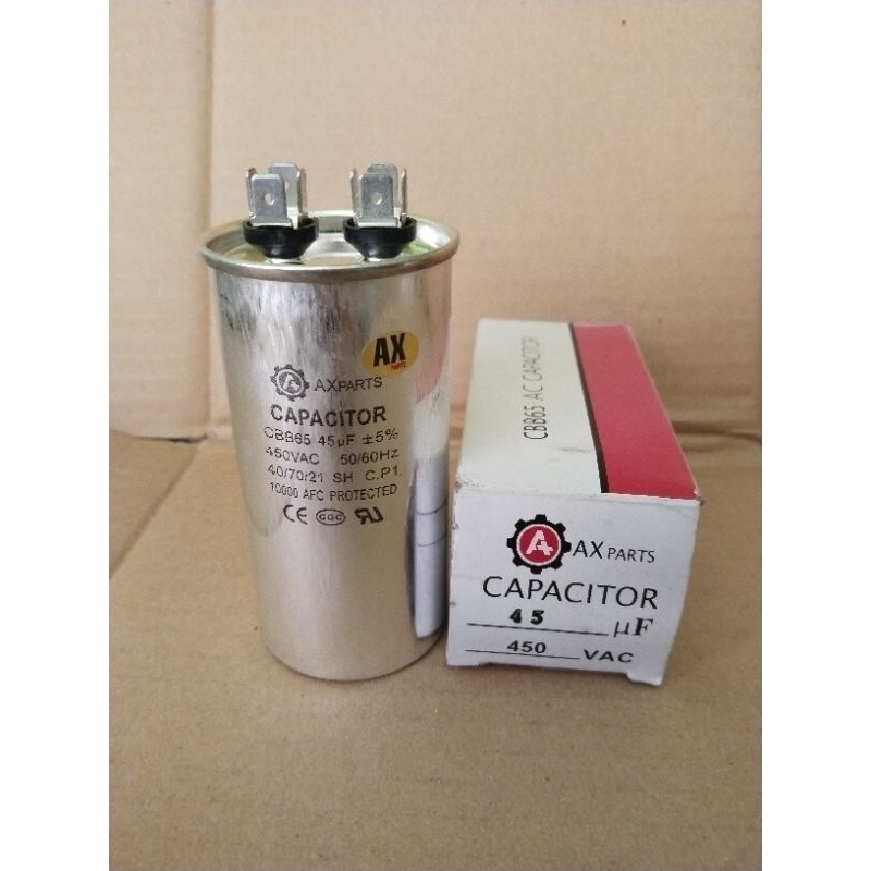 45uf Single Capacitor for Aircon 450v | Shopee Philippines