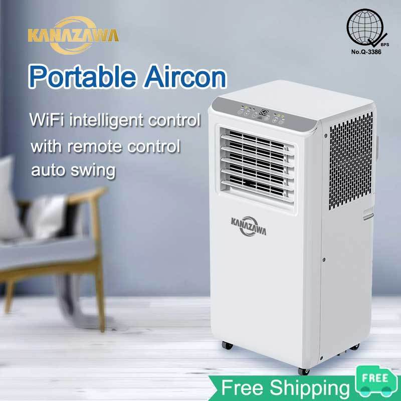 KANAZAWA 1.0HP Air Conditioner Household With LED Touch Screen Aircon ...
