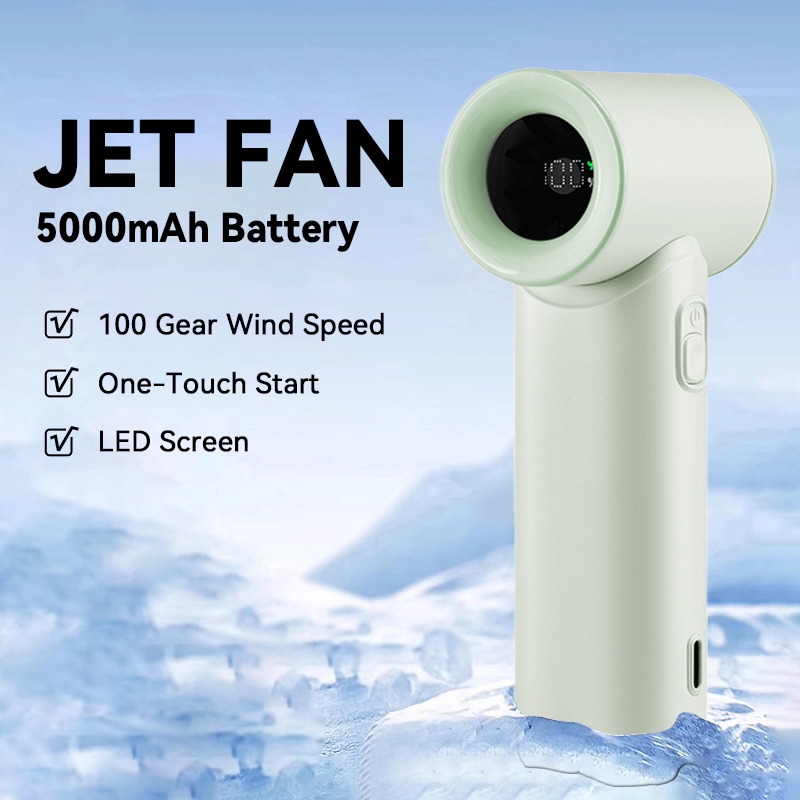 Samsung Turbo Handheld Fan Mini Portable Jet Fan Rechargeable Strong ...