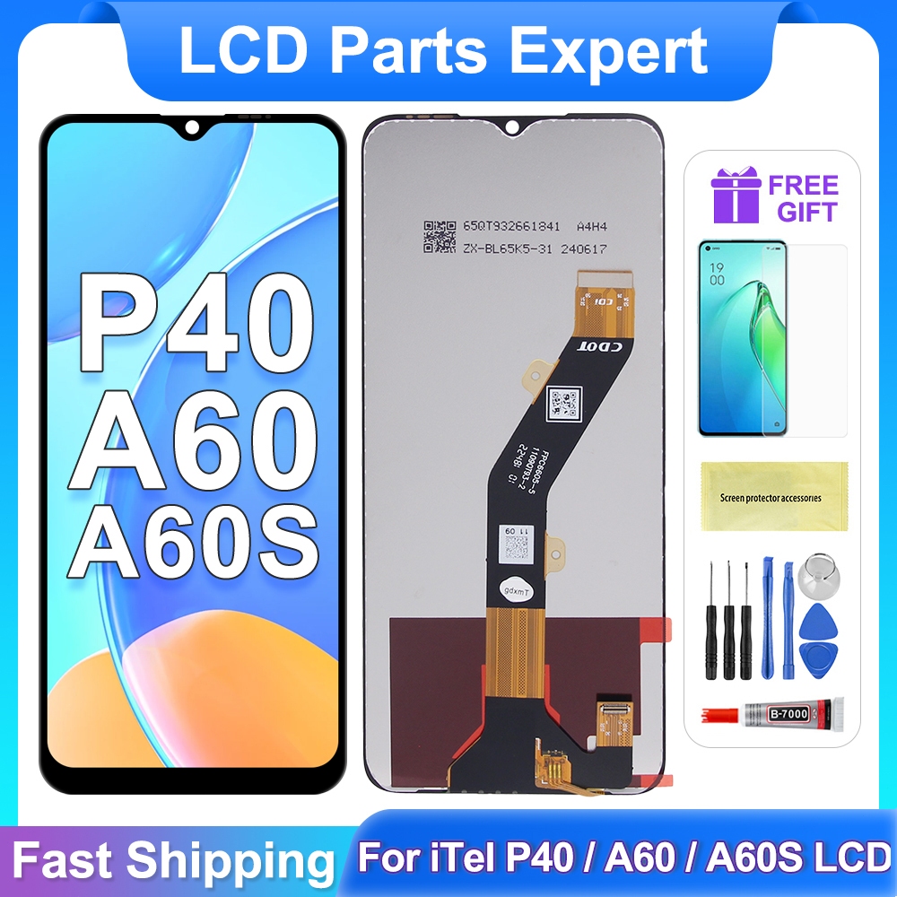 LCD For Itel A60 A60s / P40 A662L A662LM LCD Display Touch Screen Replacement | Shopee Philippines