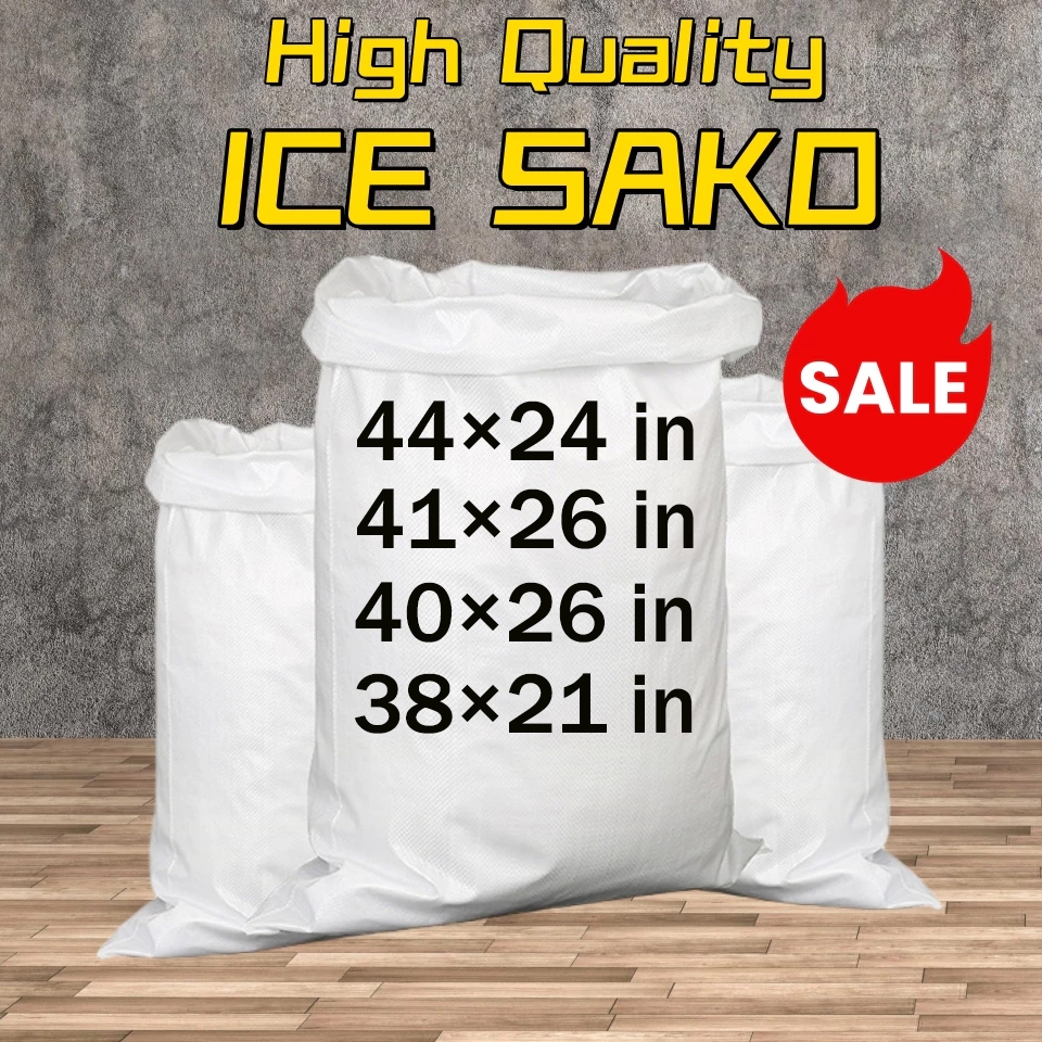 SAKO 50Kg IceTube Sack Large GOOD AS NEW WHITE SAKO Big WHITE ICE/PALAY ...