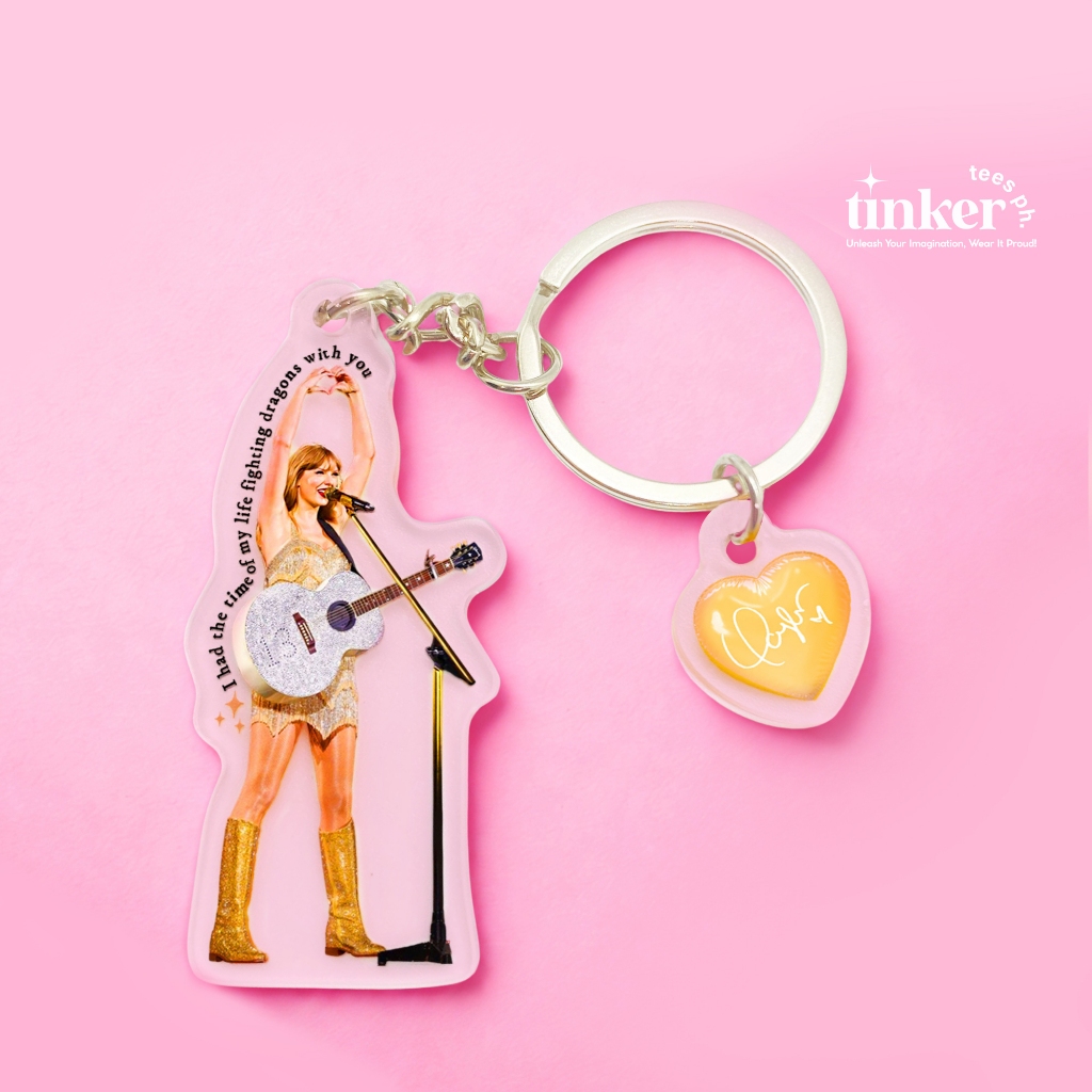 Taylor Swift Fearless Eras Tour Keychain | Acrylic Keychain | Swiftie ...