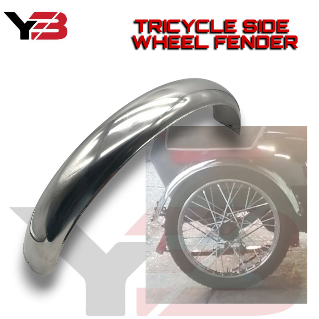 Y3 MOTORCYCLE TRICYCLE SIDE WHEEL FENDER STAINLESS Pure stainless ...