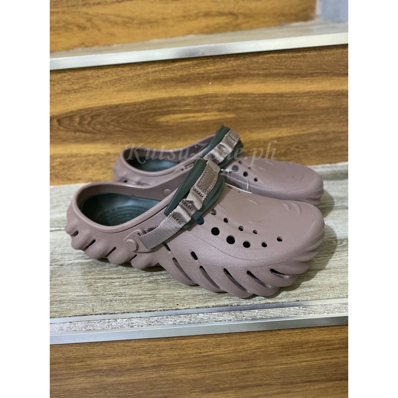 CROCS ECHO CLOG TRUFFLE/NEUTRAL ( M10W12 available size ) | Shopee ...