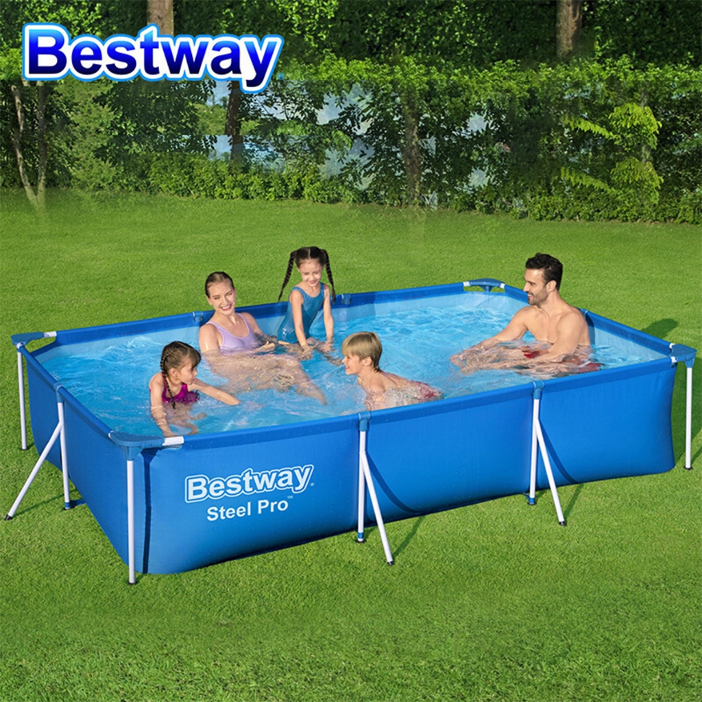 Swimming Pool Frame Above Ground Pool Outdoor Paddling Pool for Kids ...