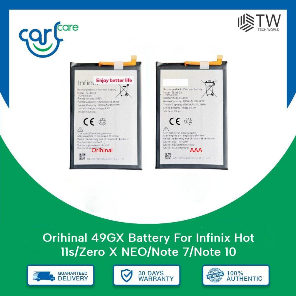 Infinix BL-49GX (Hot 11s, Zero X Neo, Note 7, Note 10) | Shopee Philippines