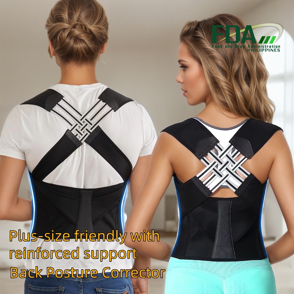 Magnetic Therapy Back Posture Corrector With Adjustable Shoulder ...