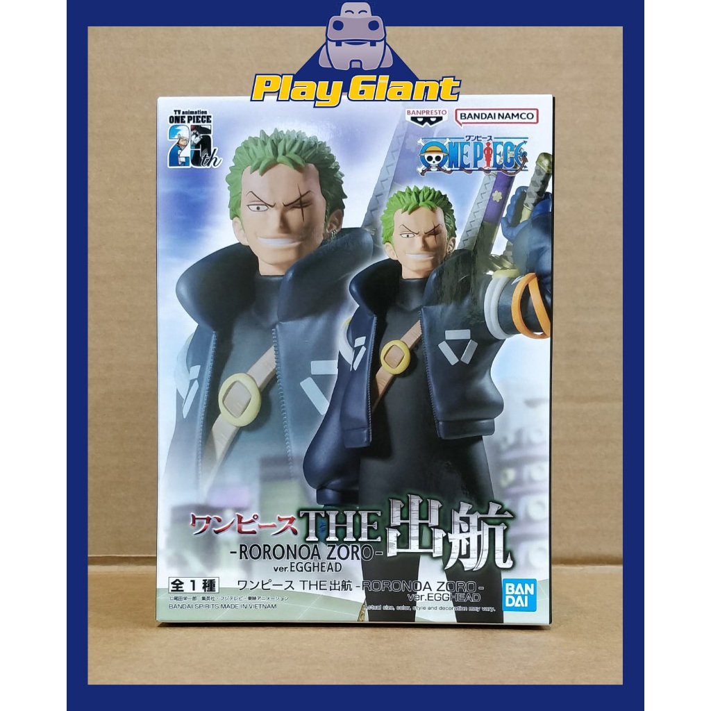 Banpresto The Shukko Roronoa Zoro Egghead (One Piece) | Shopee Philippines