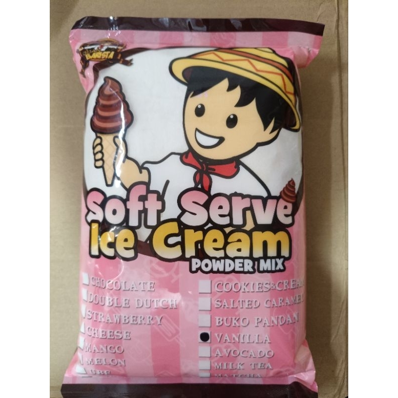 Soft Serve Ice Cream POWDER MIX VANILLA&CHOCOLARE 1KG | Shopee Philippines