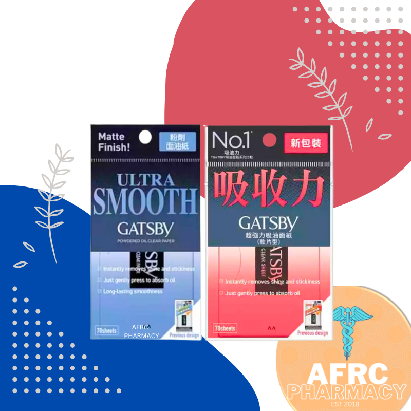 Gatsby Oil Clear Sheet Film 70sheets NEW PACKAGING | Shopee Philippines