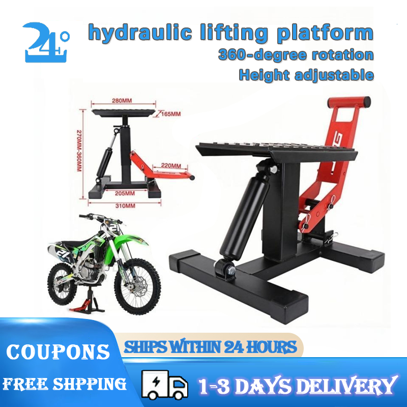 Universal Hydraulic Racing Motorcycle Repair Lift Stand Stool Seat ...