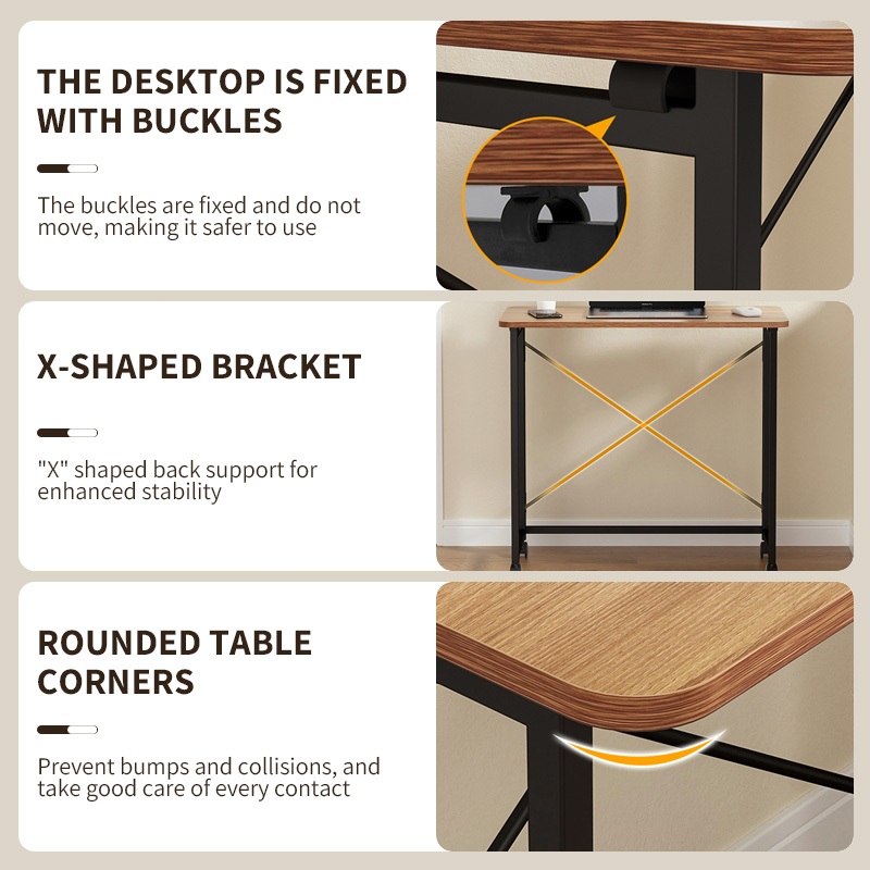 Portable Removable Folding Desk On Wheels Foldable Laptop Desks Bed ...